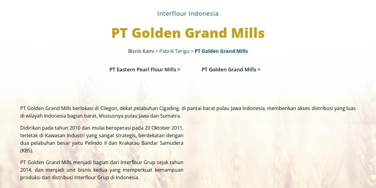 PT Golden Grand Mills