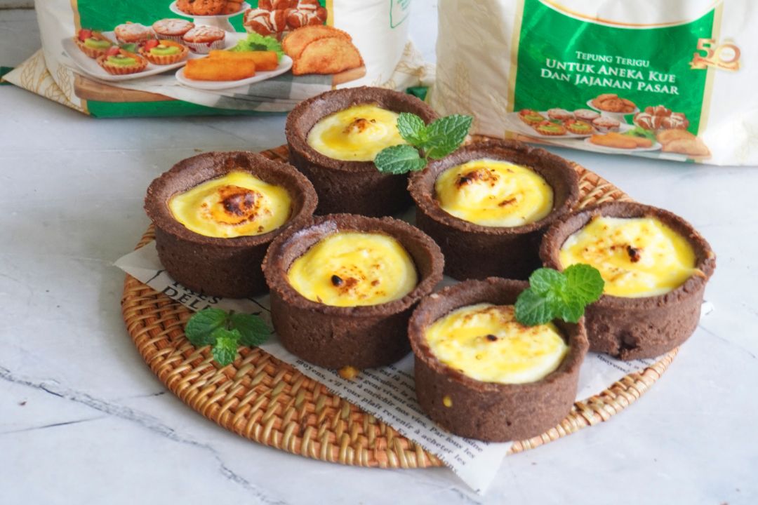 Resep Chocolate Japanese Cheese Tart